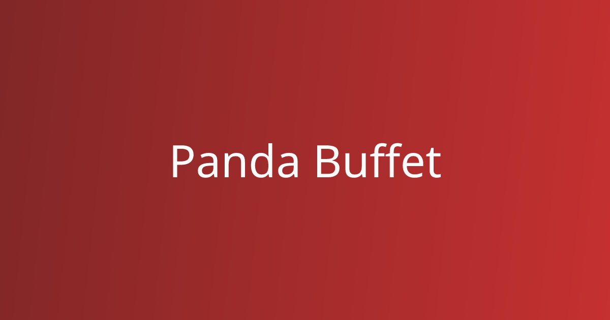 Order Authentic Chinese Online | Panda Buffet - Pickup or Delivery ...